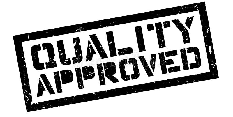 Quality Approved Rubber Stamp Stock Illustration - Illustration of ...