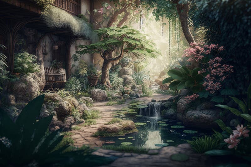 Mythical Backyard Stock Illustrations – 5 Mythical Backyard Stock ...