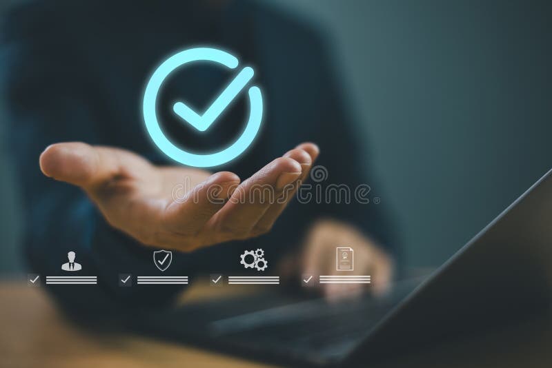 Quality Control QC stock illustration. Illustration of standard - 308888195