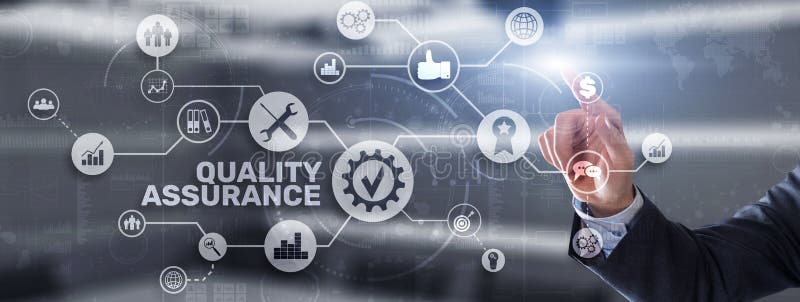 Quality Assurance Service Guarantee. Quality Control Stock Image ...