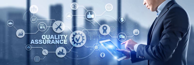 Quality Assurance Service Guarantee. Quality Control Stock Photo ...