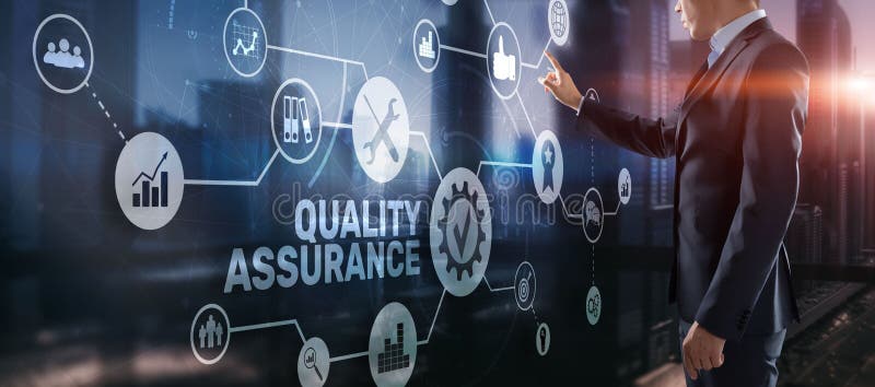 Quality Assurance Service Guarantee. Quality Control Stock Illustration ...
