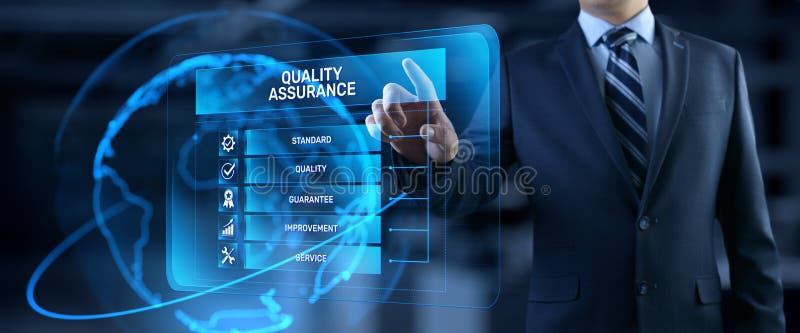 Quality Assurance Standard Control Certification Technology Concept ...