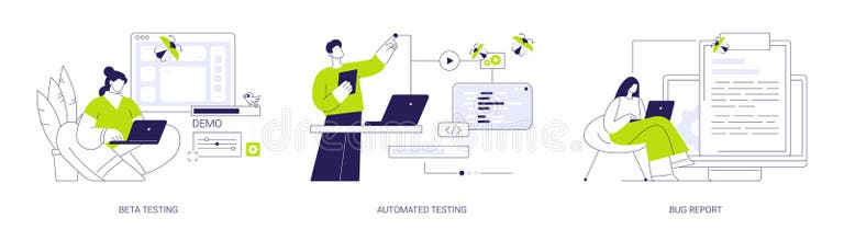 Quality Assurance Team Abstract Concept Vector Illustrations. Stock ...
