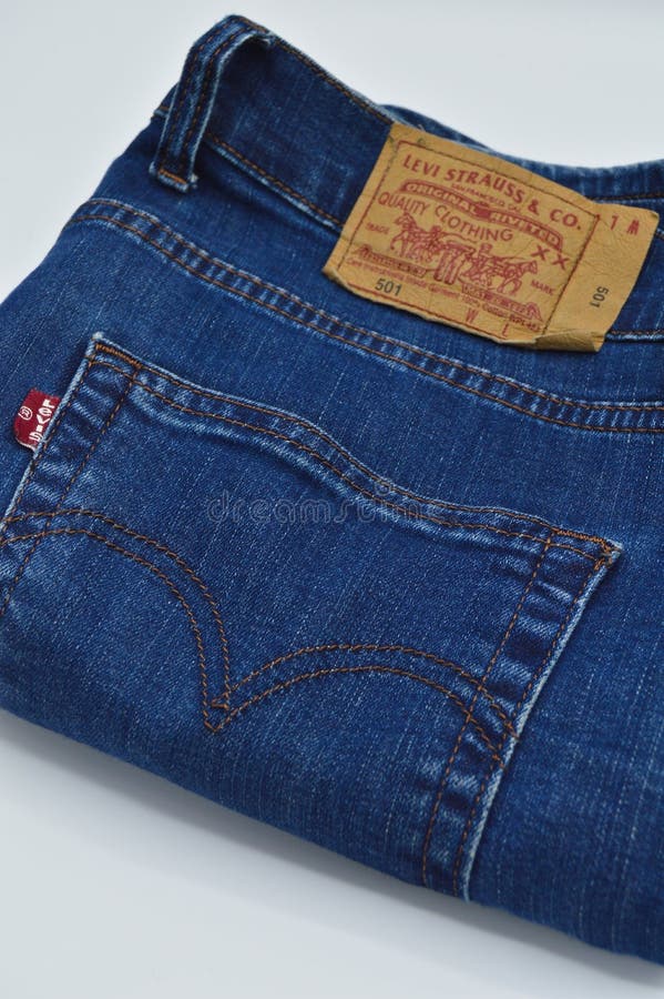 Levi Strauss 501 label editorial photo. Image of fashion - 143171531