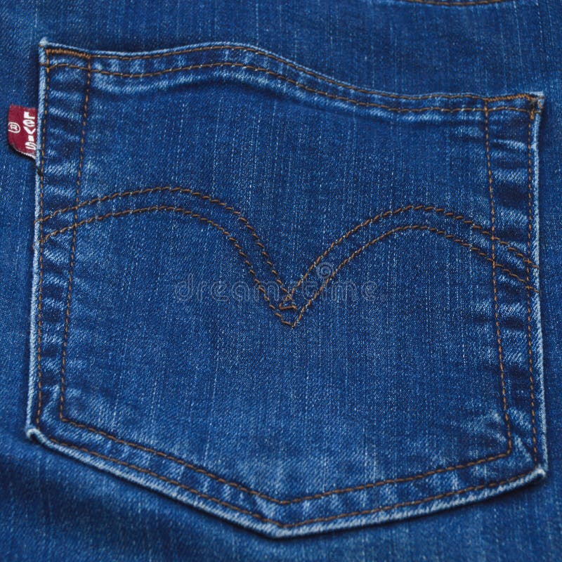 Levi Strauss 501 label editorial stock photo. Image of logo - 245516533