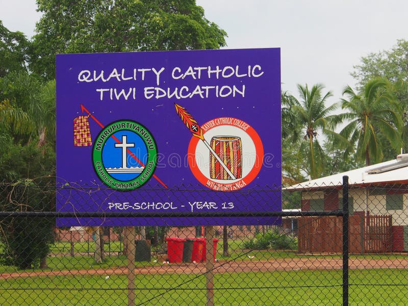 Quality Catholic Tiwi Education Editorial Image - Image of indigenous ...
