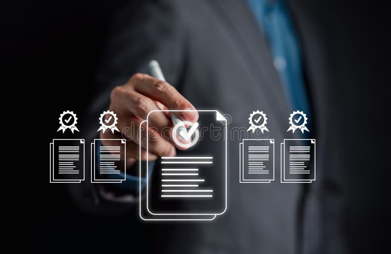 Quality Certificate and Checklist Document Inspecting Target Marketing ...