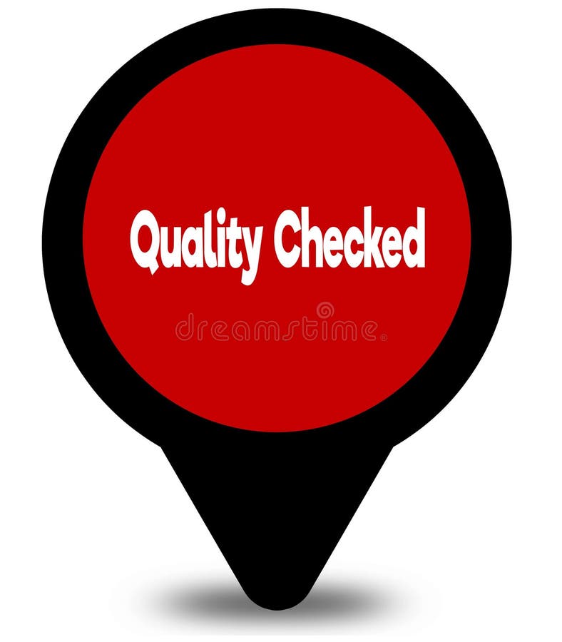 QUALITY CHECKED Stamp. Sticker. Seal Stock Illustration - Illustration ...