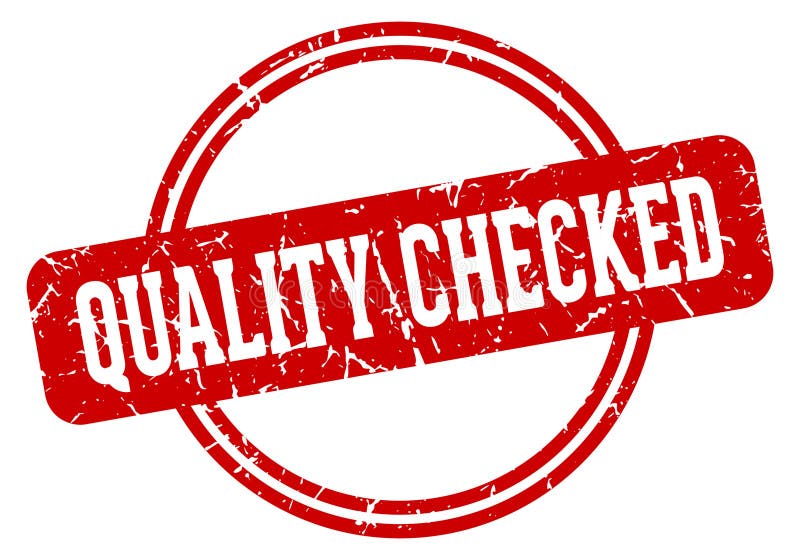 QUALITY CHECKED stock illustration. Illustration of quality - 86666375