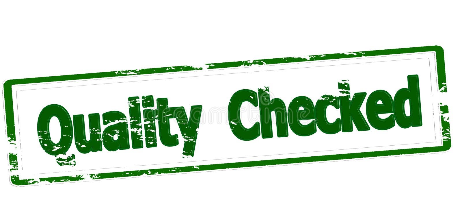 QUALITY CHECKED stock illustration. Illustration of quality - 86666375