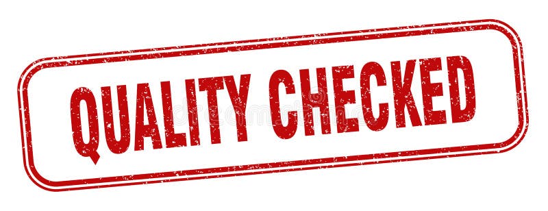 Quality Checked Stamp. Quality Checked Square Grunge Sign Stock Vector ...