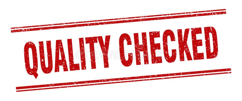 Quality Checked Stamp. Quality Checked Square Grunge Sign Stock Vector ...