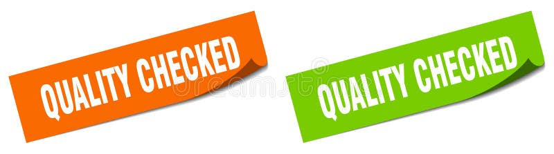 Quality checked passed stock illustration. Illustration of verification ...