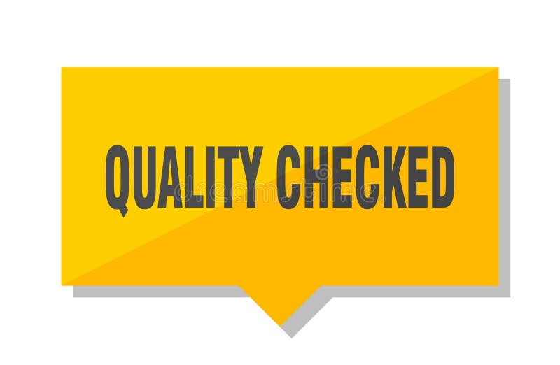 Quality checked price tag stock vector. Illustration of check - 118939381