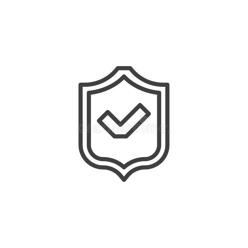 Quality Confirmed Line Icon Stock Vector - Illustration of icon, logo ...