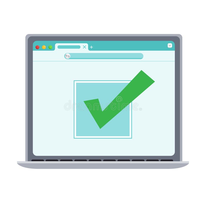 Quality Control Test Pass Check Mark Illustration Graphic Icon Stock ...