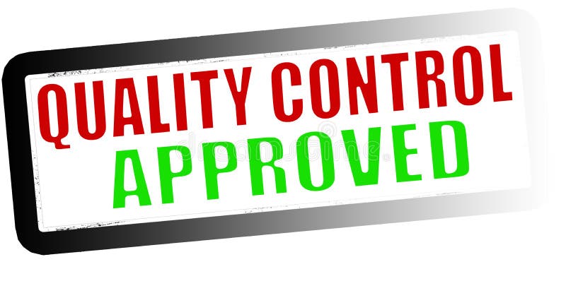 Quality control approved stock illustration. Illustration of approved ...