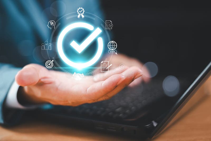 Quality Control Assurance Concept, Guarantee Best Service Tech ...