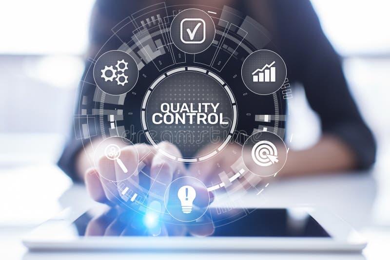 Quality Control Assurance Standards Business Technology Concept. Stock ...
