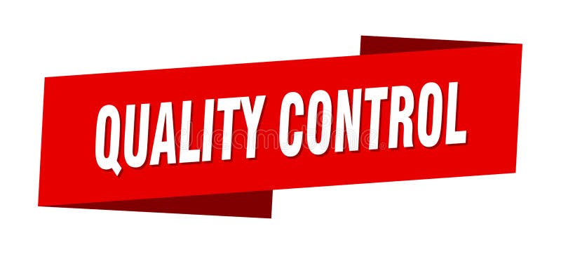 Quality Control Banner Template. Quality Control Ribbon Label Stock ...