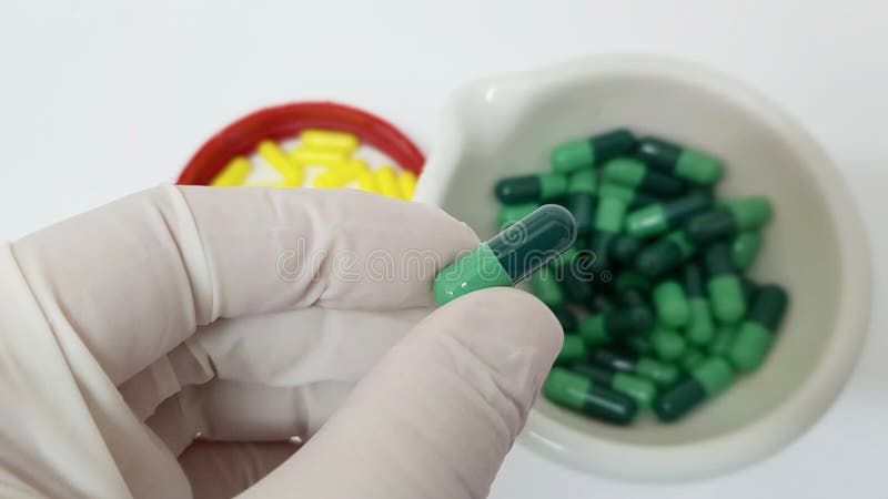 Quality control capsules stock image. Image of sample - 120666237