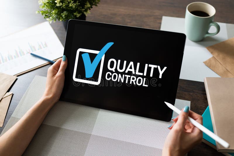 Quality Control Check Box on Device Screen. Standards and Certification ...