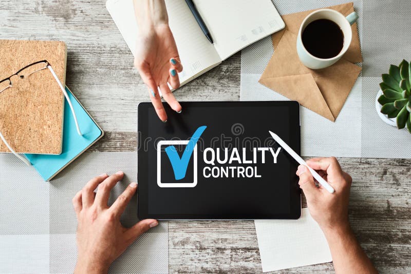 Quality Control Check Box on Device Screen. Standards and Certification ...