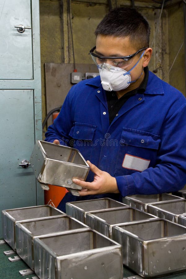 Quality control checking stock image. Image of factory - 9928505