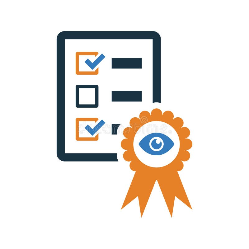 Quality Control Checklist Icon Stock Vector - Illustration of icon ...