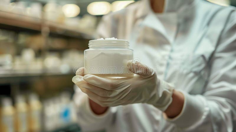 Quality Control in Cosmetics Manufacturing. Generative Ai Stock ...