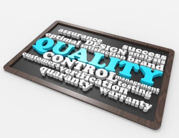 Quality Control 3d Wordclouds Concept Stock Illustration - Illustration ...