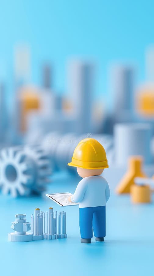 Quality Control Department Analyzing Production Data, Teamwork, 3D ...