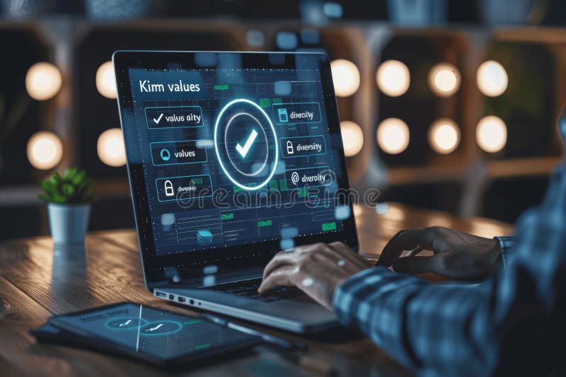 Quality Control Digital Document Exquisite Award Medal Badge Check Mark ...