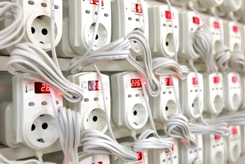 Quality Control of Electronic Devices at the Stand. Manufacture of ...