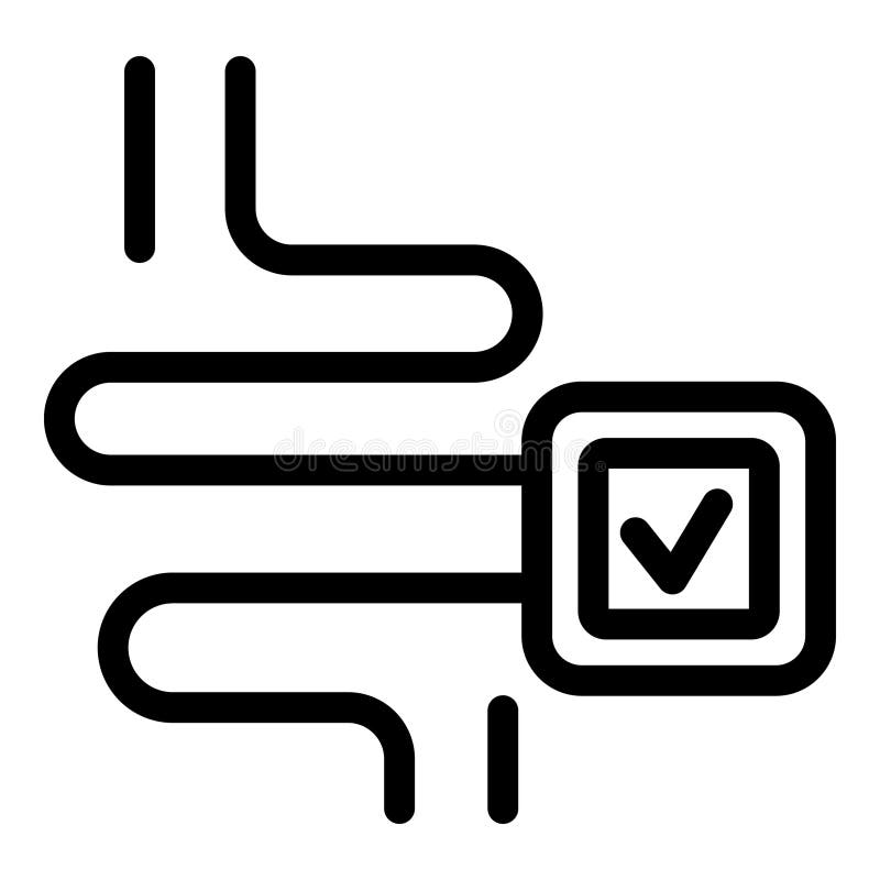 Quality Control Icon with Check Mark Stock Vector - Illustration of ...