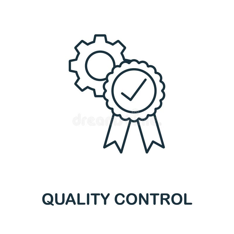Quality Control Icon Outline Style. Thin Line Creative Quality Control ...