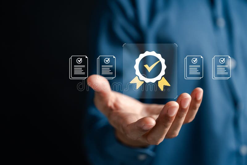 Verification Documents Audit Evaluation Icon Stock Photos - Free ...