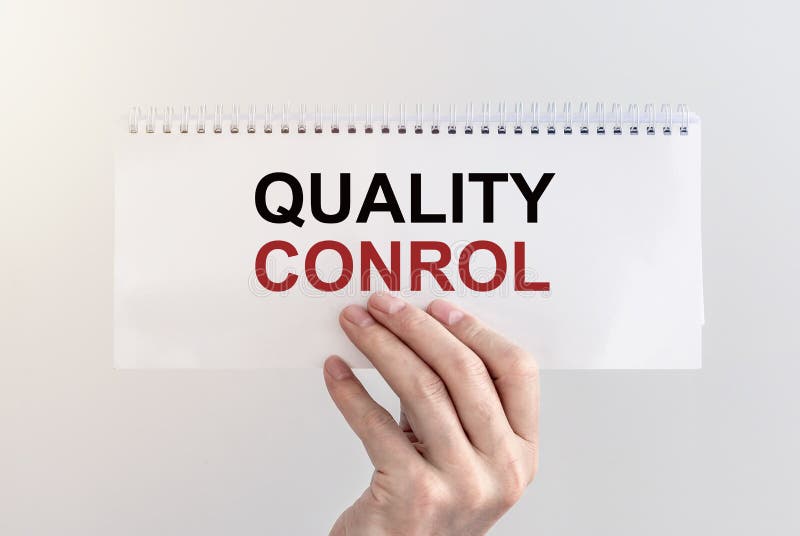 Quality Control Inscription. System of Safety of Products Stock Image ...
