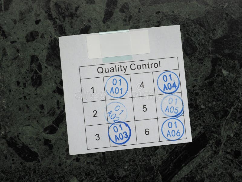 Quality control label stock photo. Image of approved - 395922736
