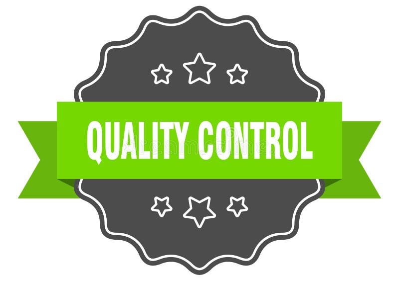 Quality Control Banner Template. Quality Control Ribbon Label Stock ...