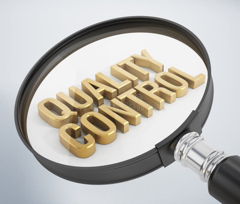 Quality Control stock illustration. Illustration of examining - 49516202