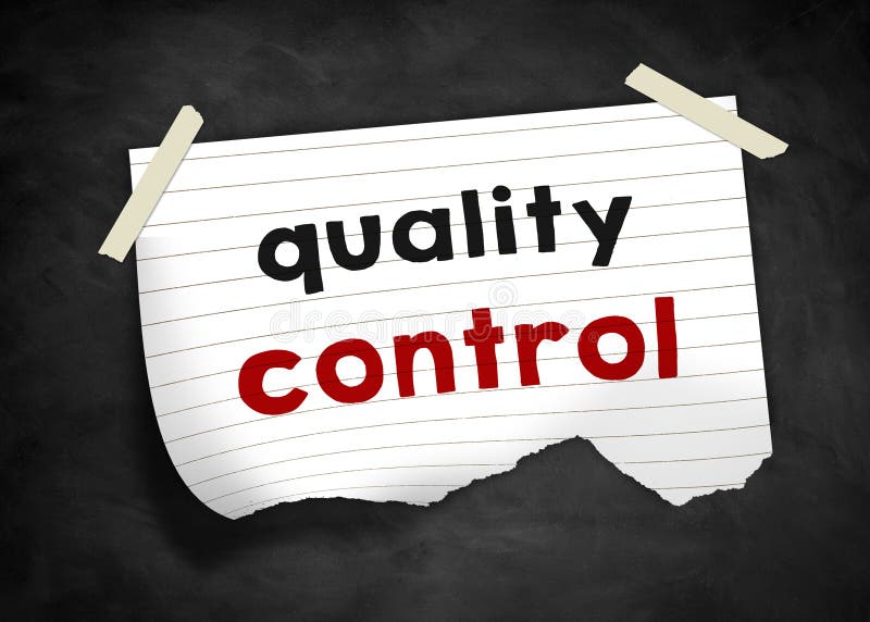 Quality control stock illustration. Illustration of guarantee - 99151995
