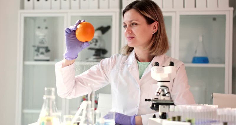 Quality Control of Orange Fruit Samples in Laboratory Microscopic ...