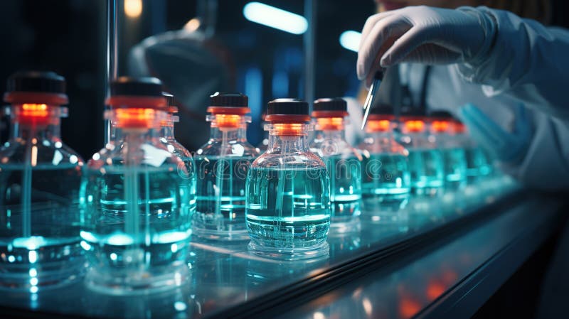 Quality Control in Pharmaceutical Production, Medical Vials, Medical ...