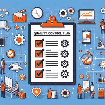 Quality Control Plan Quality Control Plan Checklist with Icons F Stock ...