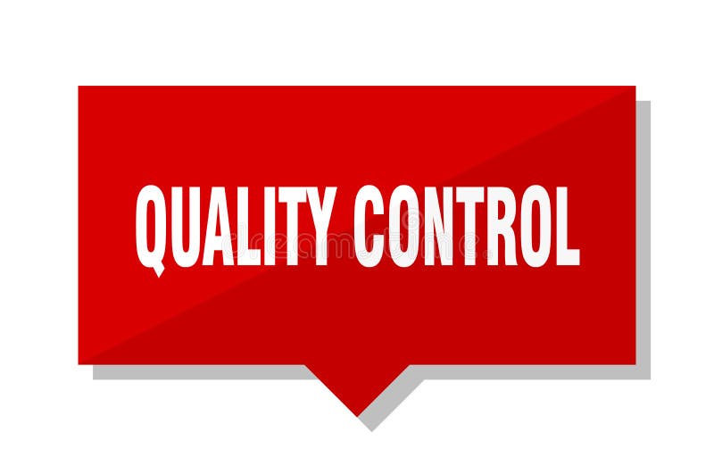 Quality control price tag stock vector. Illustration of mark - 118867540