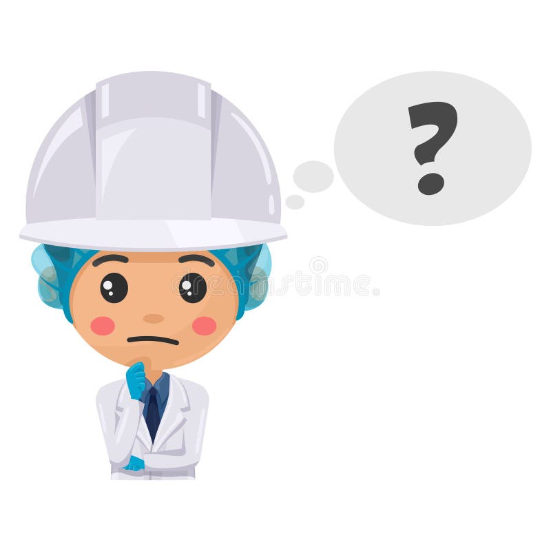 Quality Control Production Supervisor Expressing Doubt and Uncertainty ...