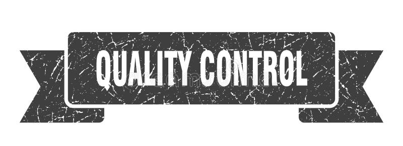 Quality Control Ribbon. Quality Control Grunge Band Sign Stock Vector ...