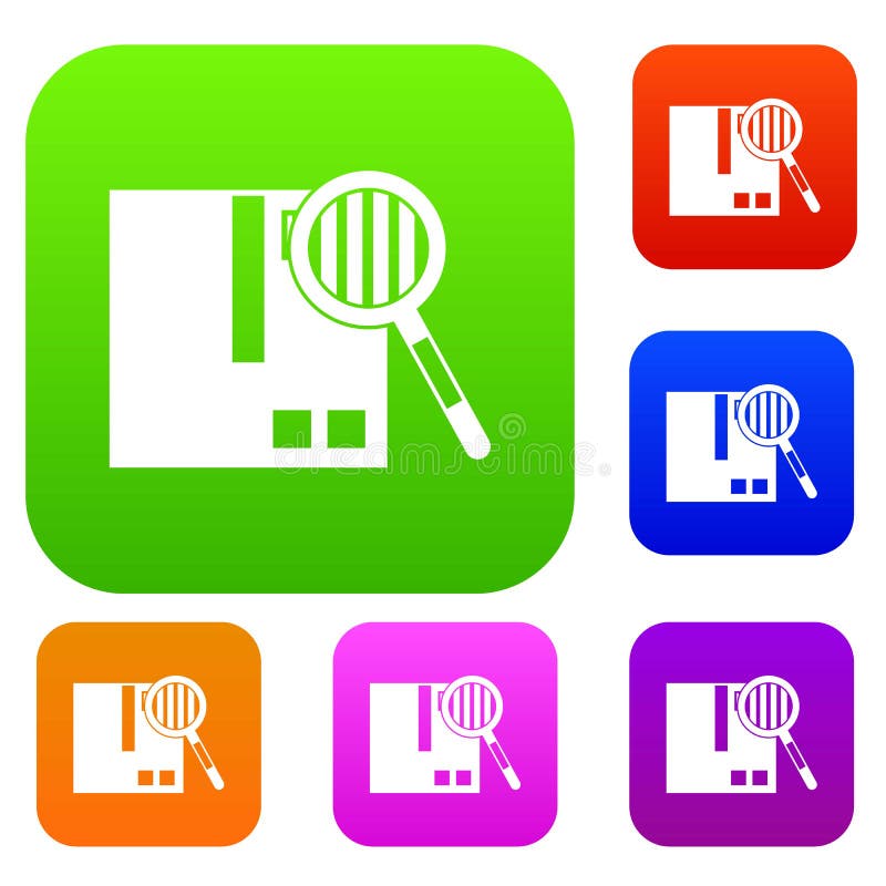 Quality Control Icons 9 Set Stock Vector - Illustration of control ...